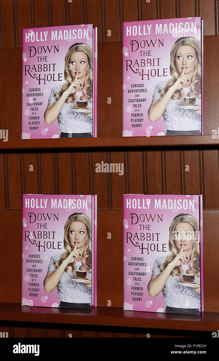 Holly Madison Attends A Signing For Her New Book Down The Rabbit Hole