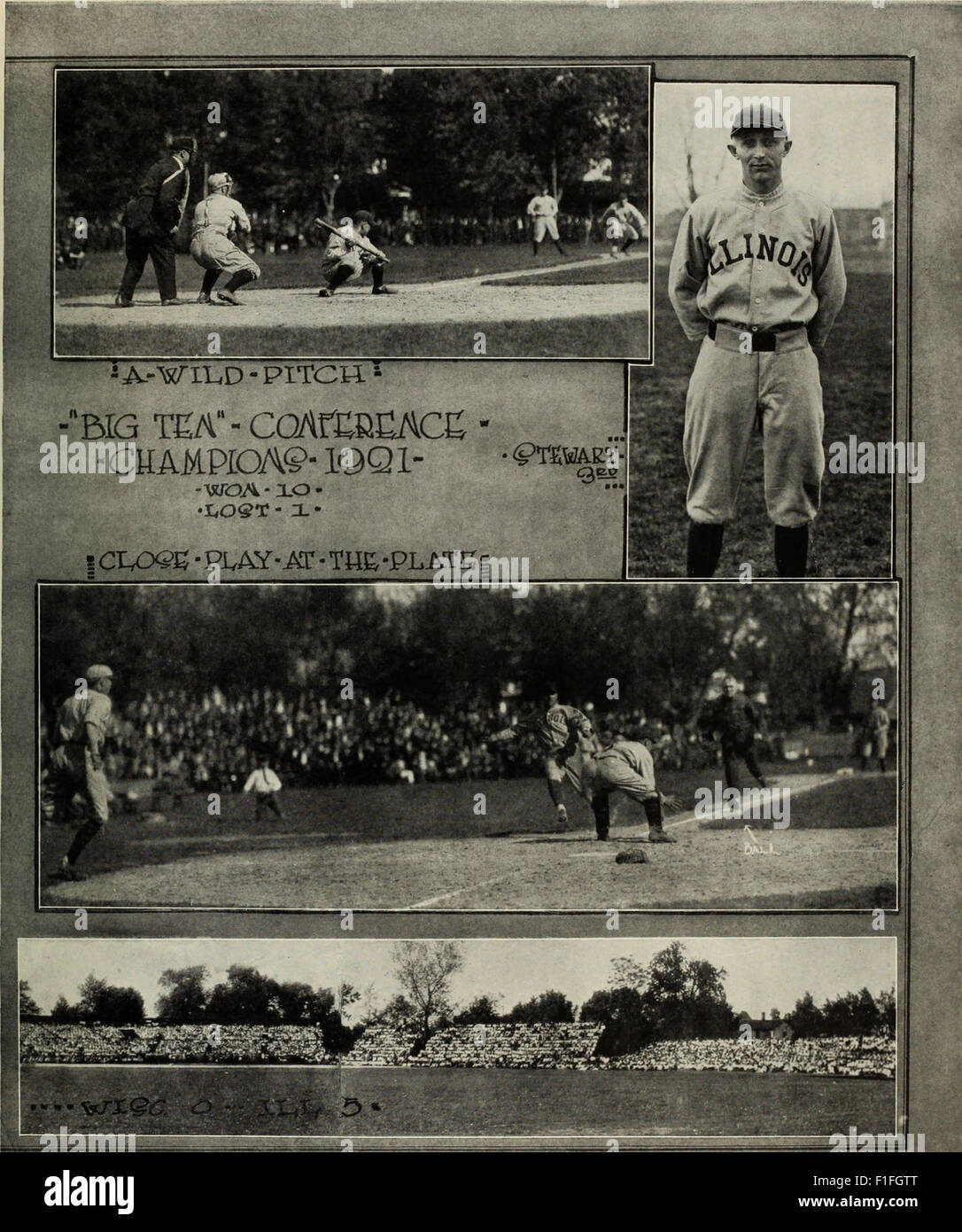 The 'Illinois Athletics' publication highlights the history of athletic ...