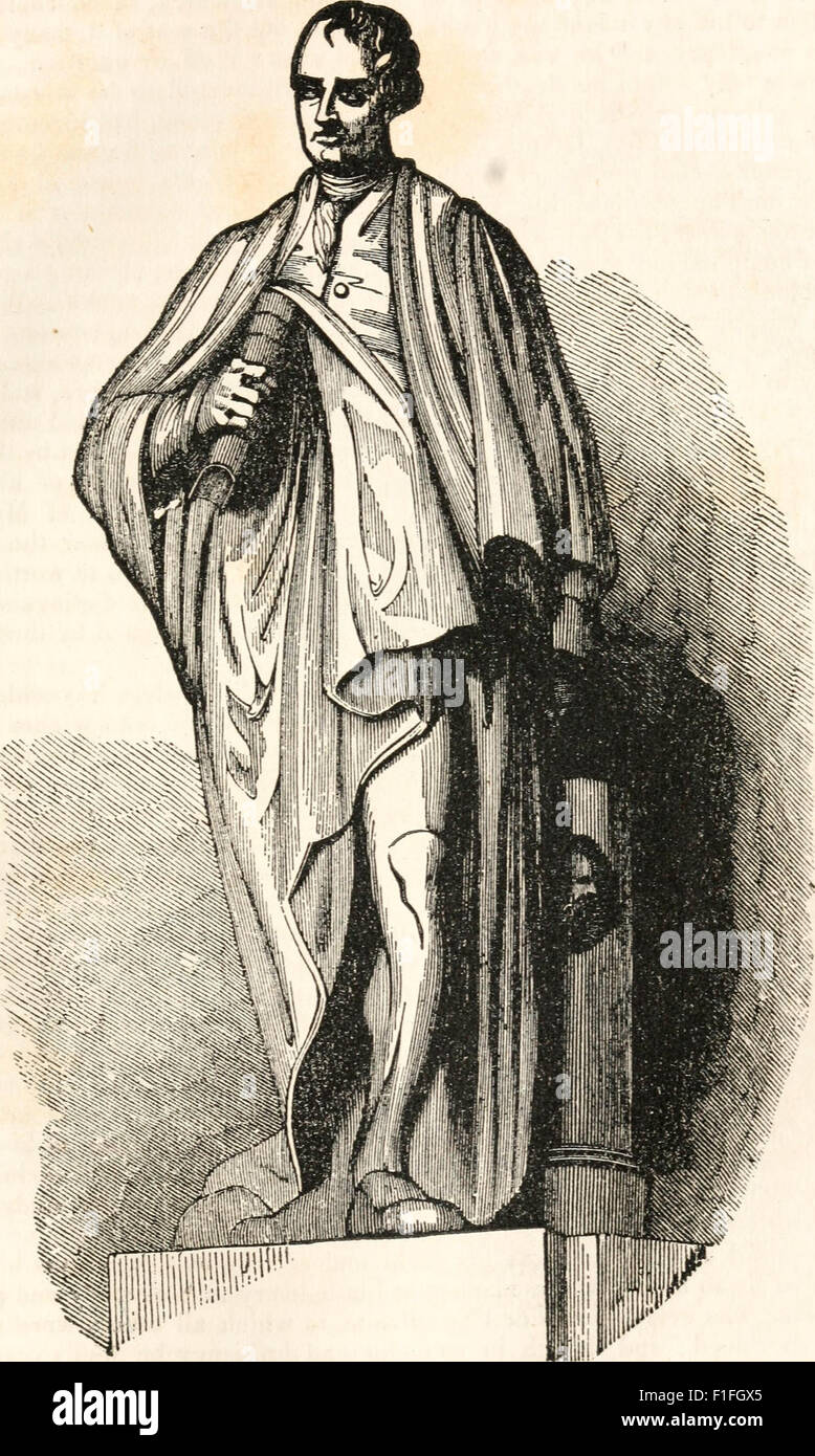 An illustration from *Illustrated Biography*, featuring sketches of ...