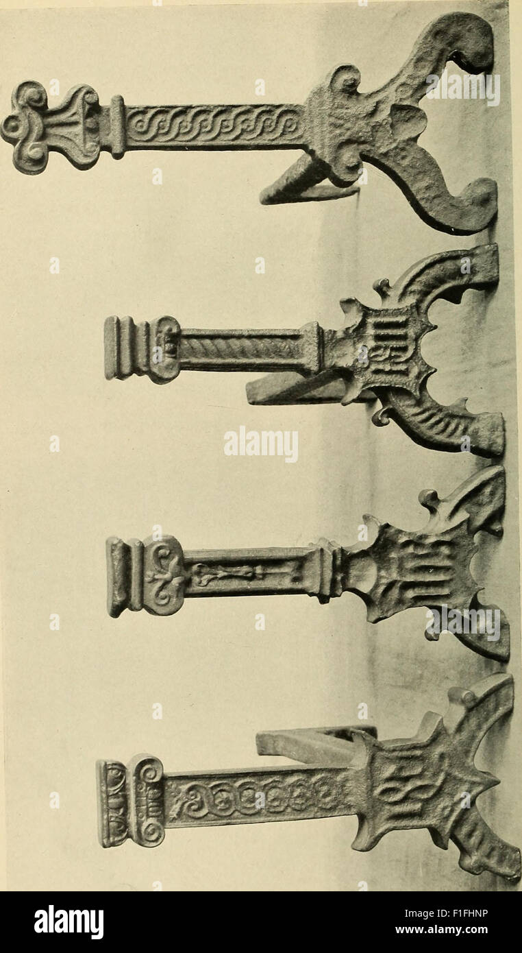 An illustration from the 19th-century book 'Ironwork,' showcasing ...