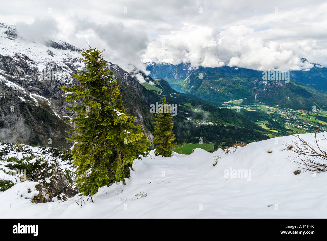Views from Hitler's Eagle's Nest retreat, Kehlsteinhaus, Berchtesgarten ...