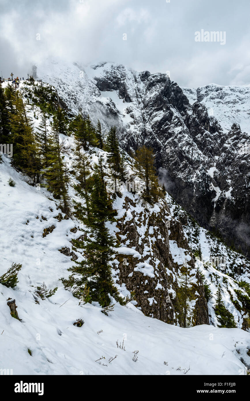 Views from Hitler's Eagle's Nest retreat, Kehlsteinhaus, Berchtesgarten ...