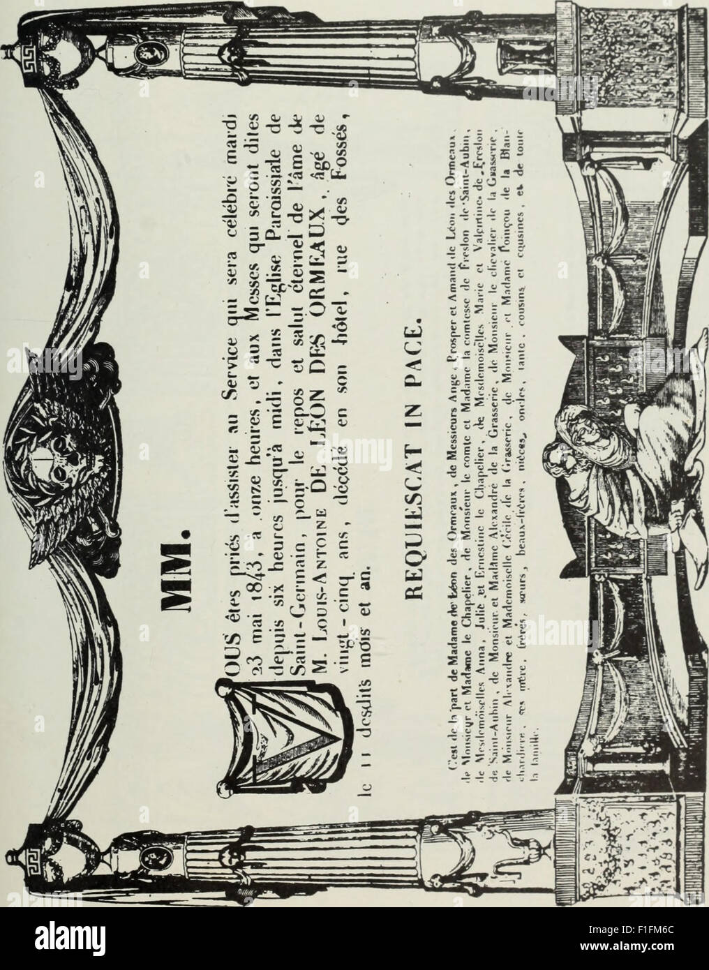 'Les Placards Mortuaires' (1904) discusses funeral traditions and death ...