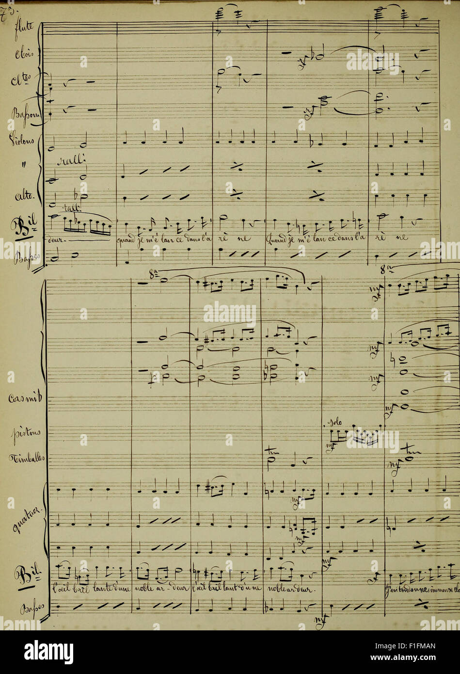 An illustration from 'Le dernier des Boabdil', an 1880 French comic ...