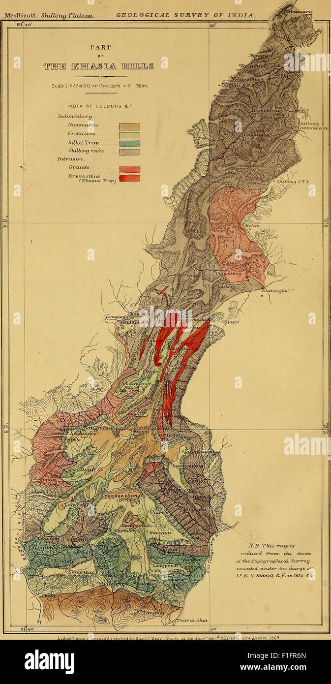 Map india 1871 hi-res stock photography and images - Alamy