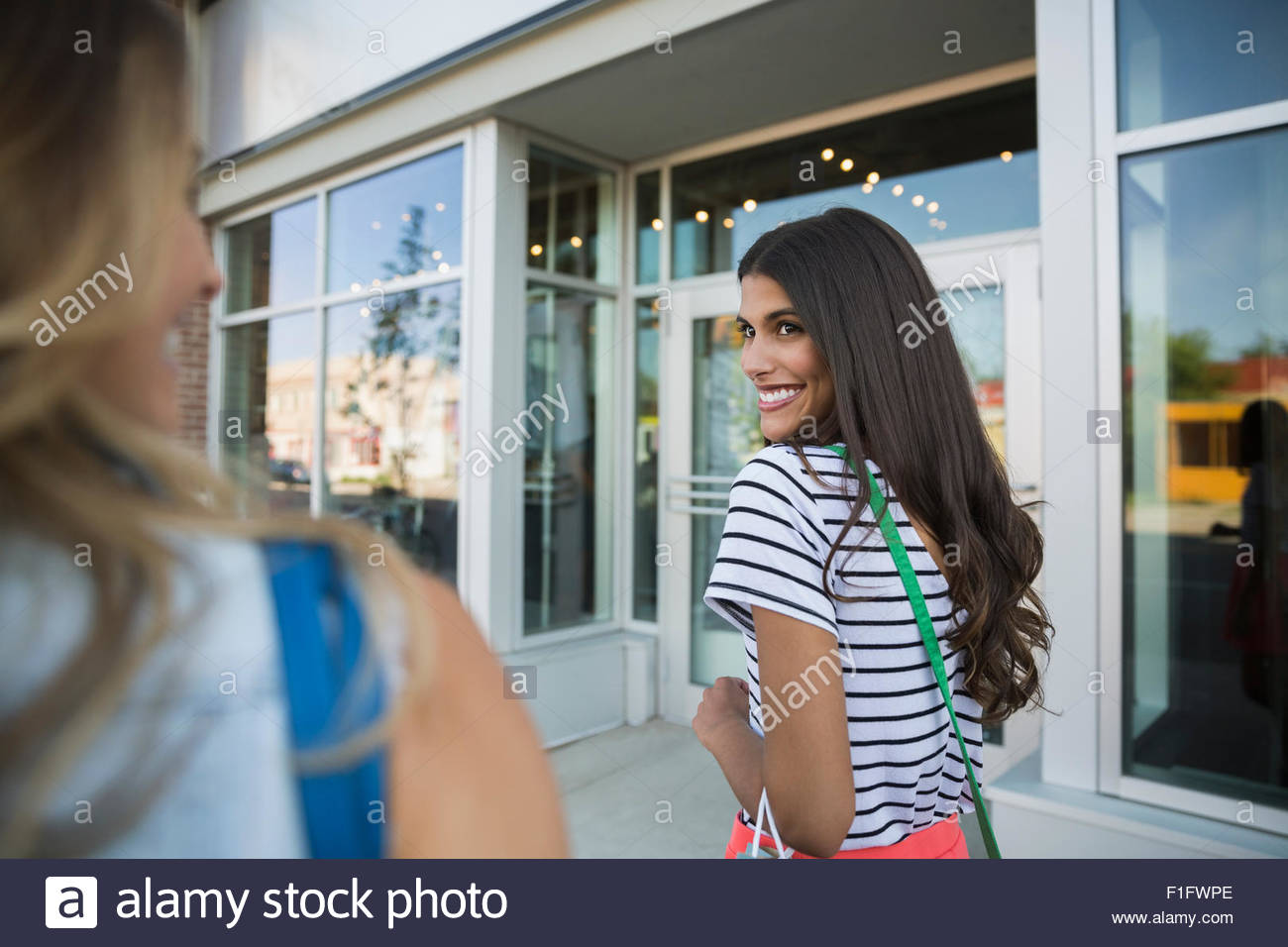 Women together outside hi-res stock photography and images - Alamy