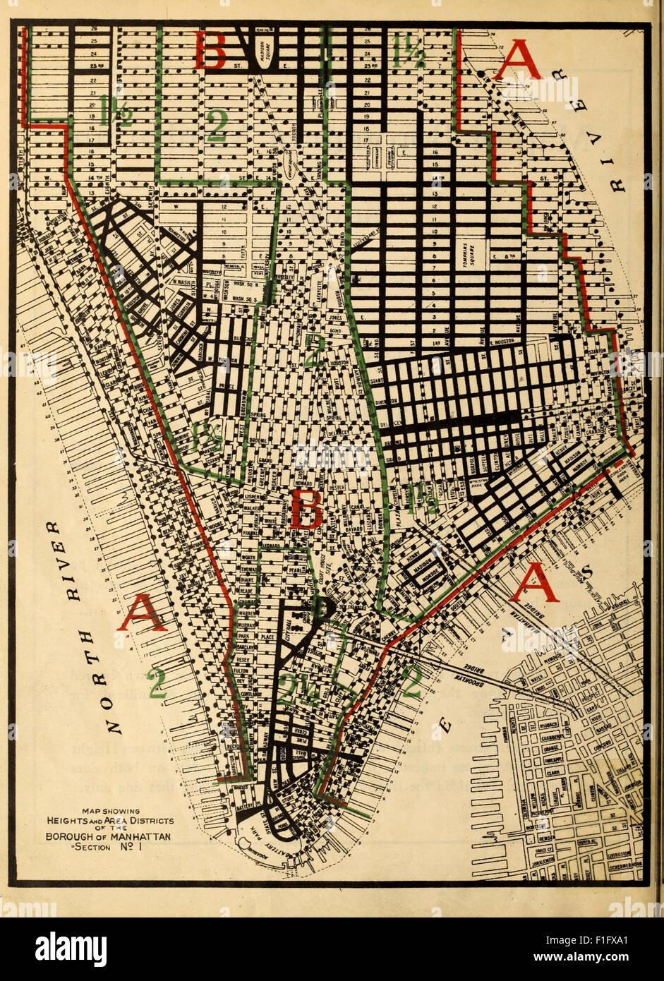 New York city building zone resolution restricting the height and use ...