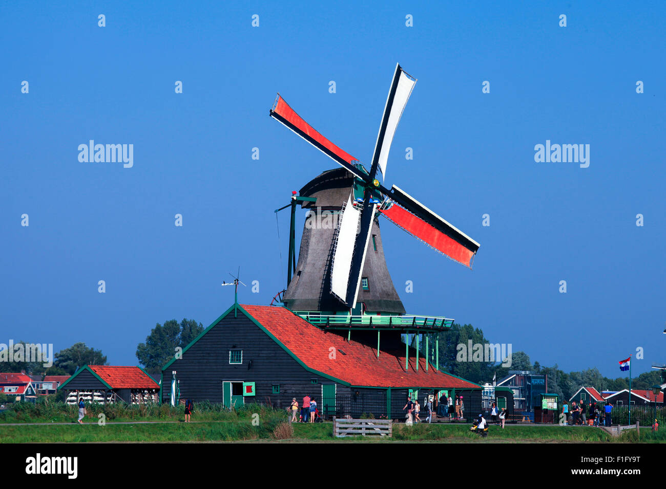 Famous mill zaanse schans hi-res stock photography and images - Alamy