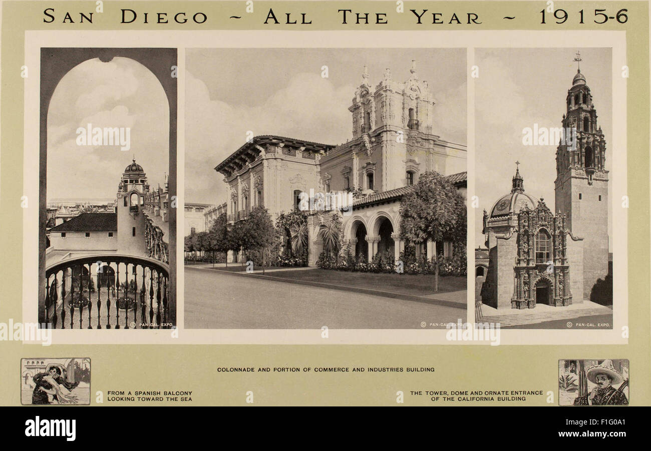 *Official Views San Diego Panama-California Exposition 1915* showcases ...