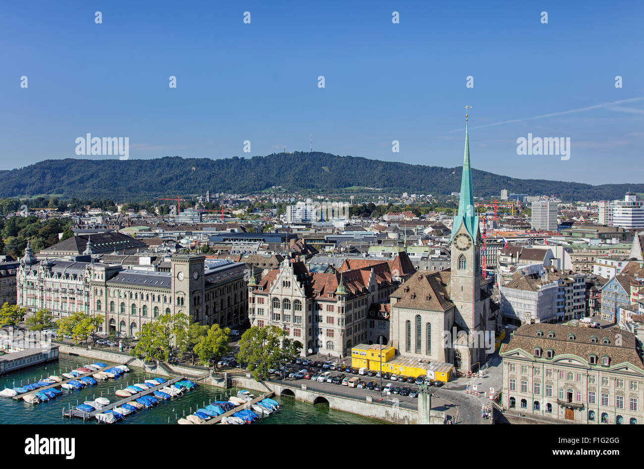 Zürich town hall aerial hi-res stock photography and images - Alamy