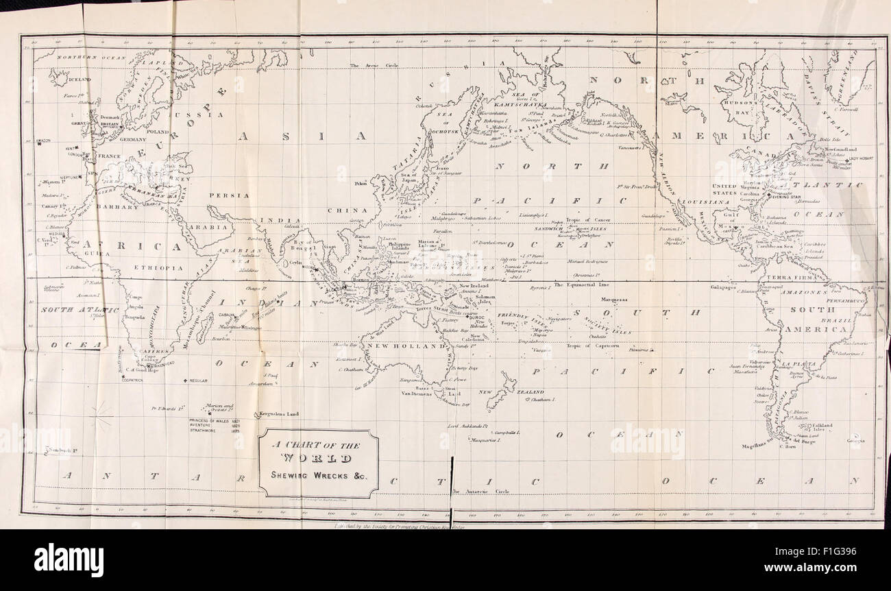 Map of shipwrecks hi-res stock photography and images - Alamy