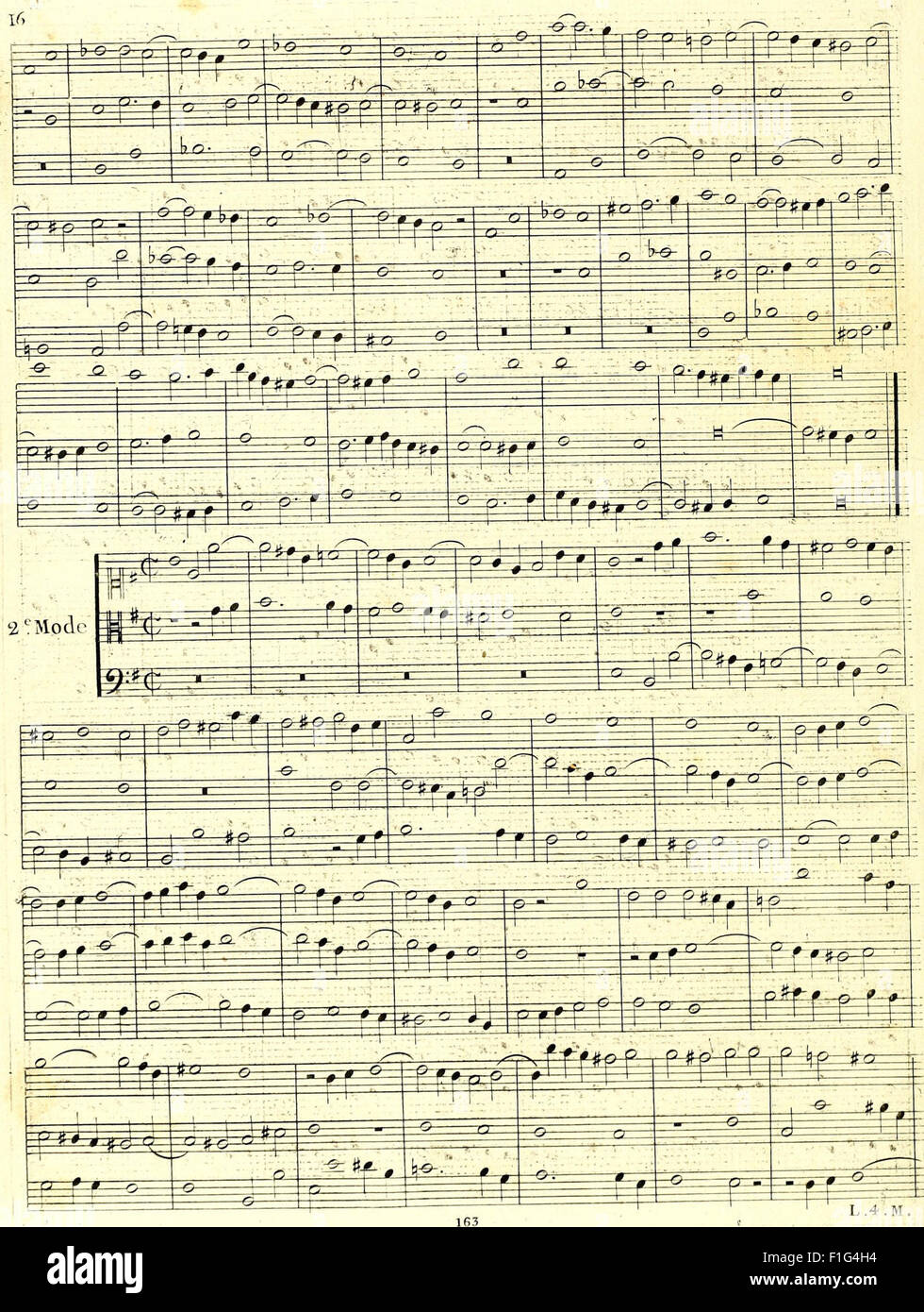 This 1724 musical work presents early examples of plainchant, a ...
