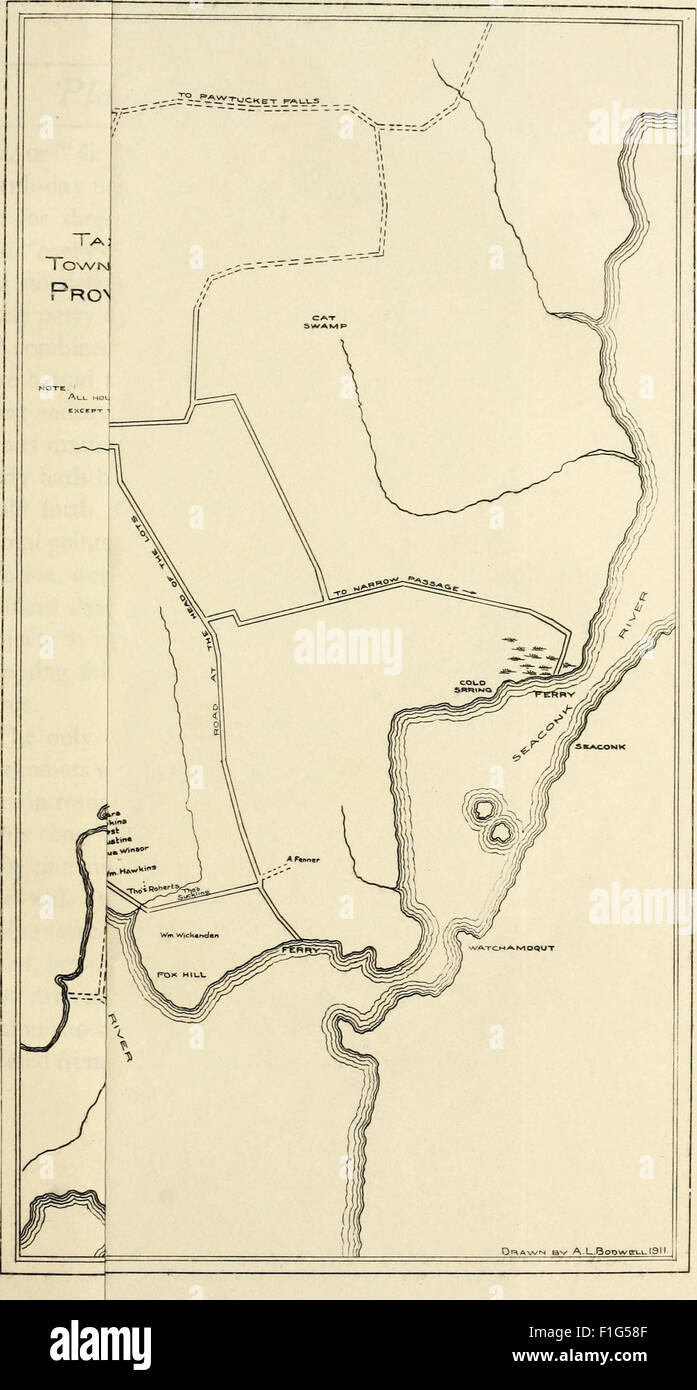 Colonial providence map hi-res stock photography and images - Alamy