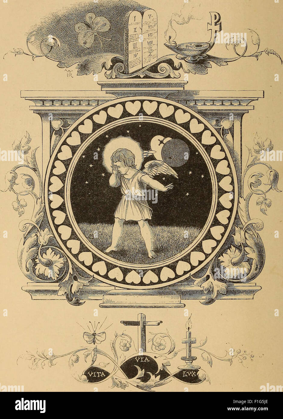 'Quarles' Emblems,' illustrated by Charles Bennett and W. Harry Rogers ...