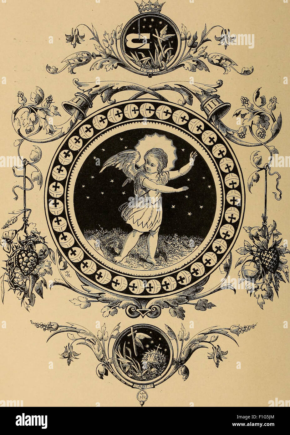 Quarles' emblems- illustrated by Charles Bennett and W. Harry Rogers ...