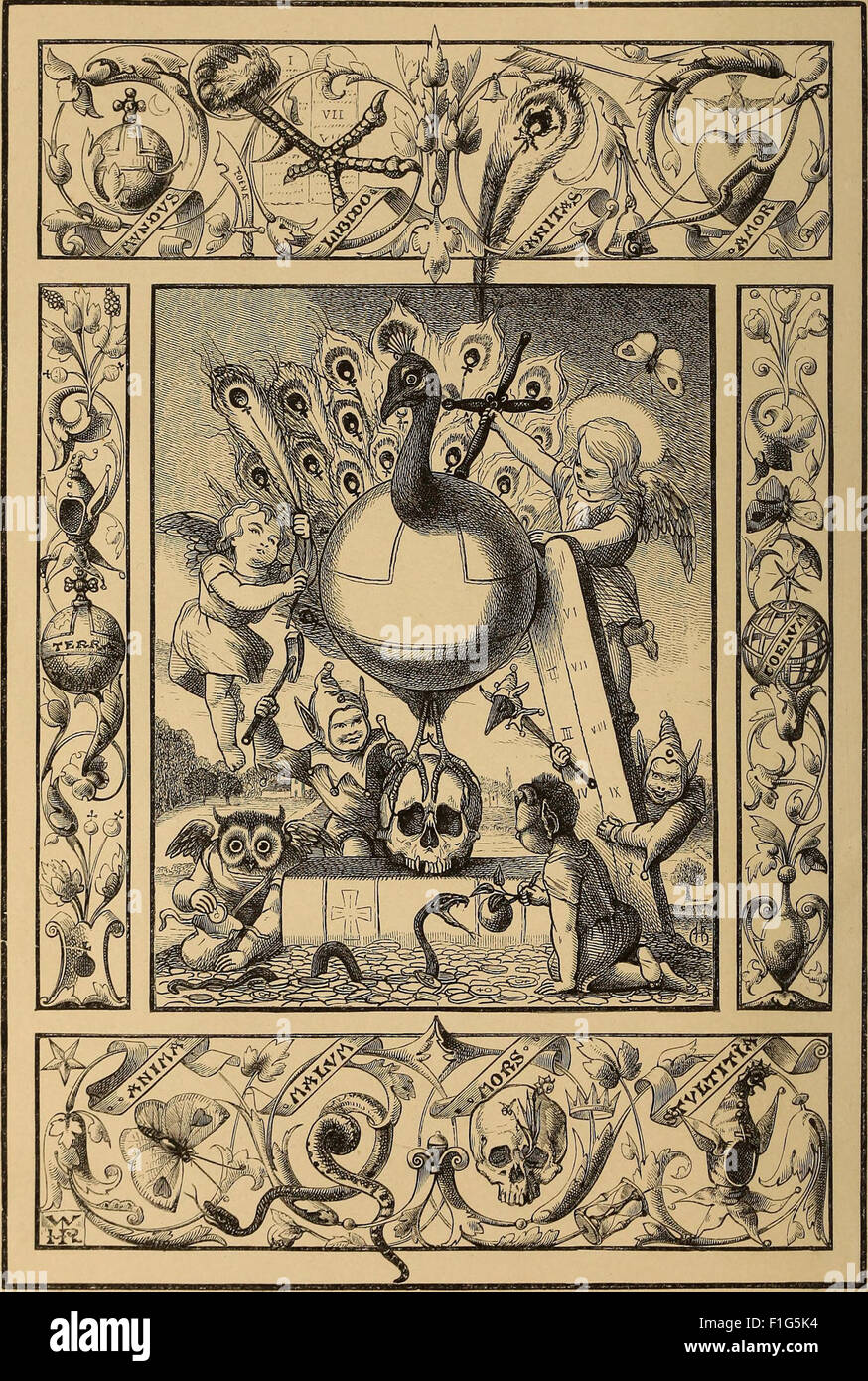 Quarles' emblems- illustrated by Charles Bennett and W. Harry Rogers ...