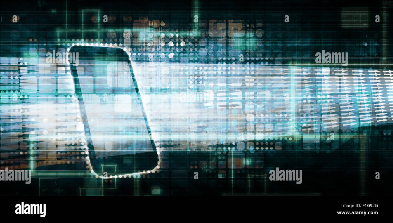 Modern Communication Technology with Smartphone and High Tech ...