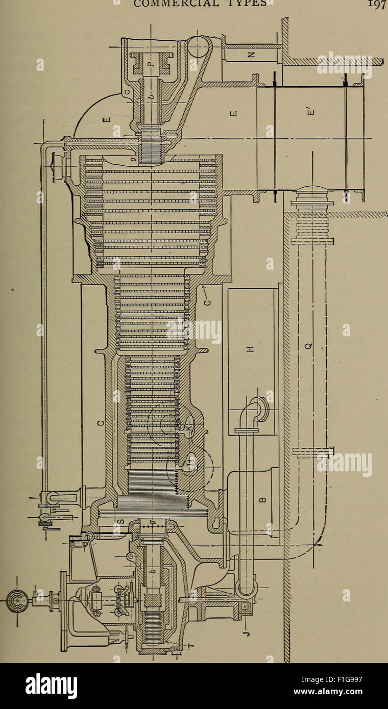 Steam turbine drawing hi-res stock photography and images - Alamy