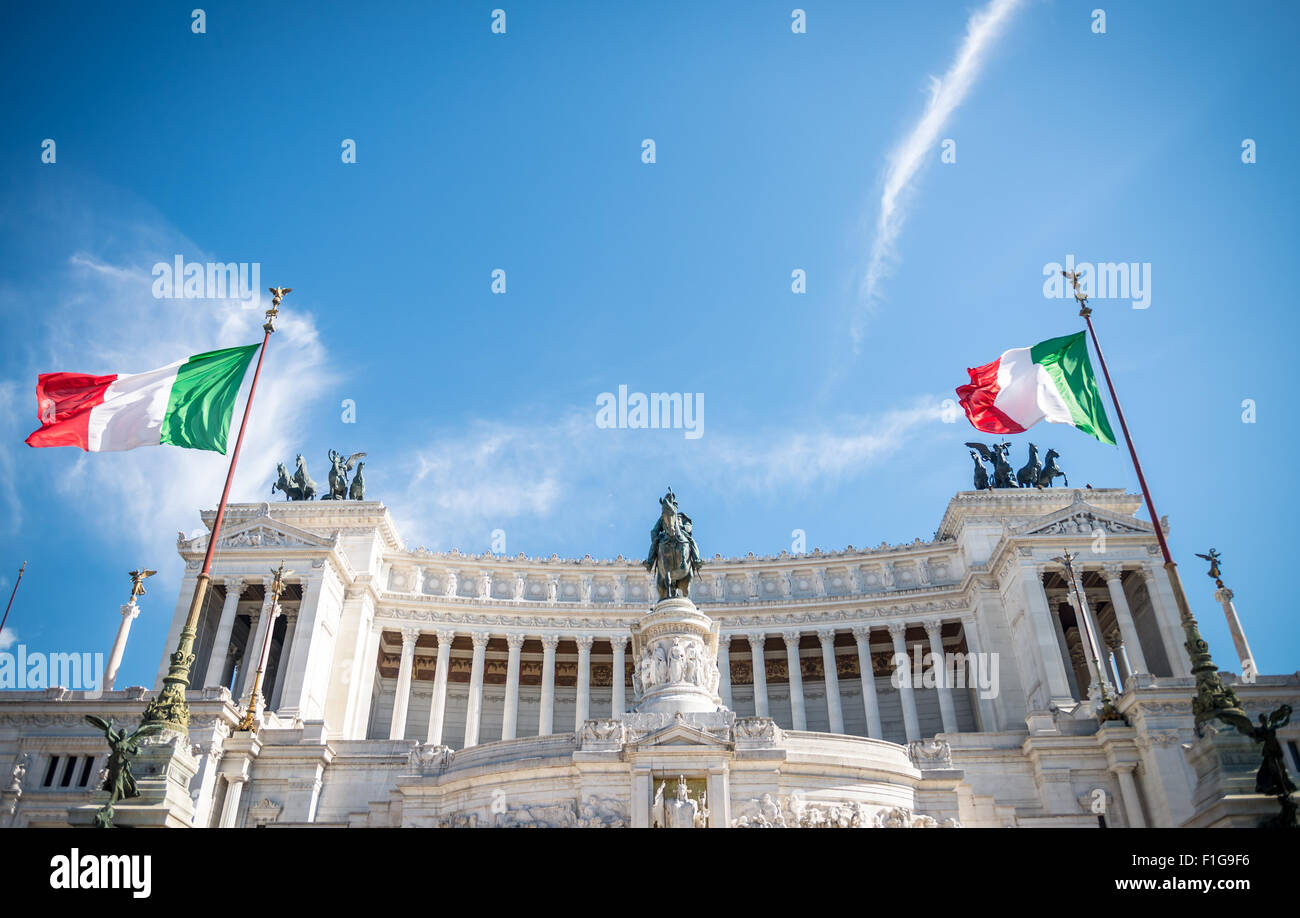 The Altare della Patria building in Rome, Italy Stock Photo - Alamy