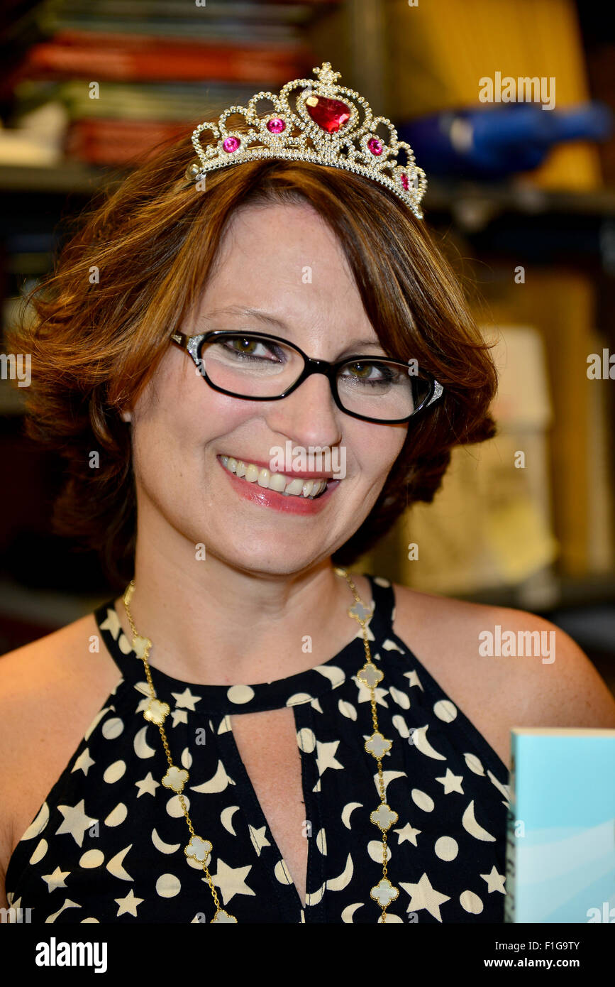 Author Meg Cabot greets fans and signs copies of her book 'Royal ...