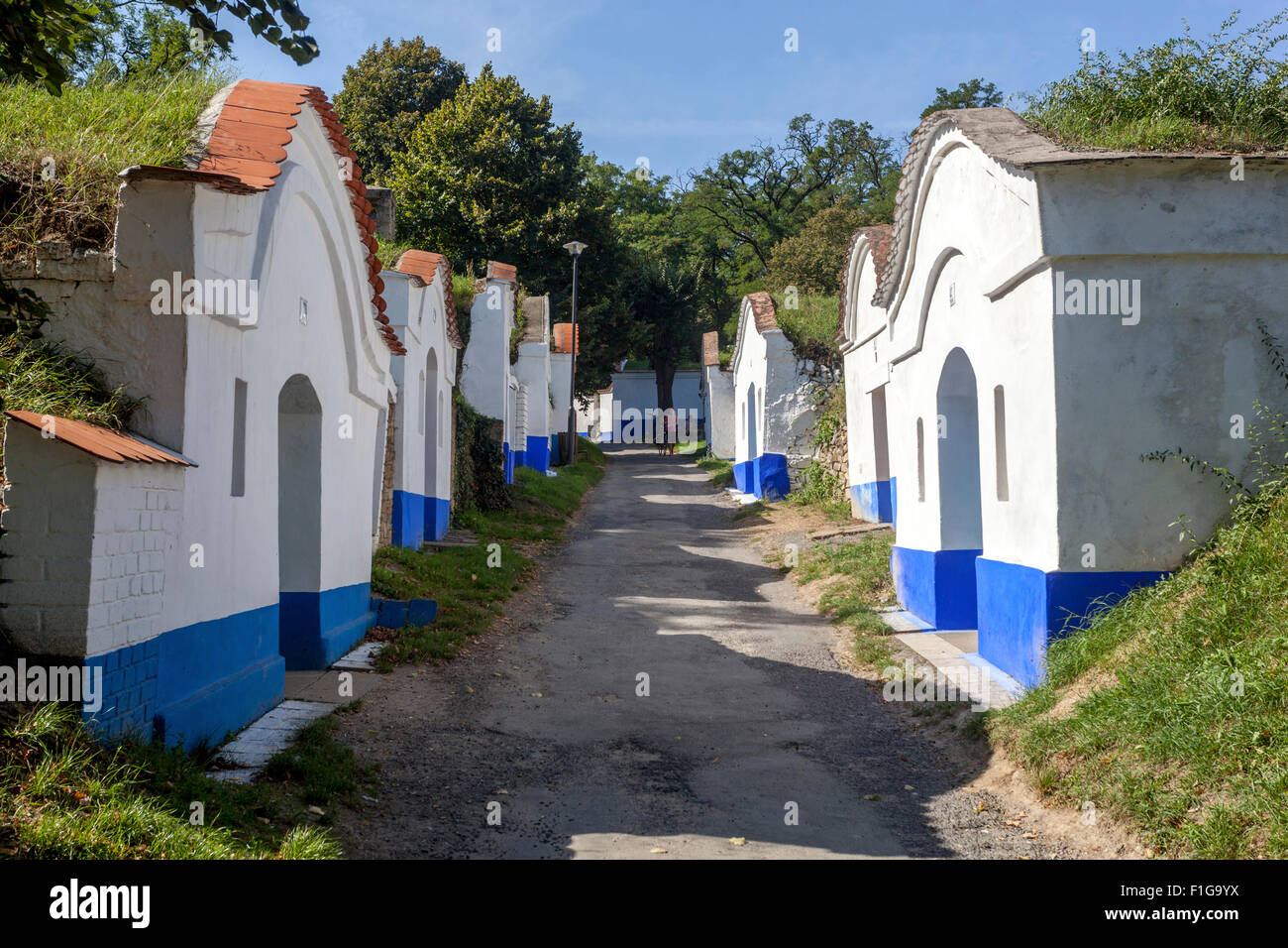 Moravian wine cellars, Petrov Plze, near Straznice, folk architecture ...