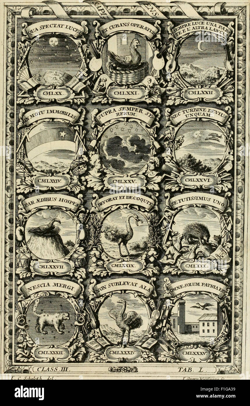 Published in 1702, this work explores the art of symbolism, presenting ...