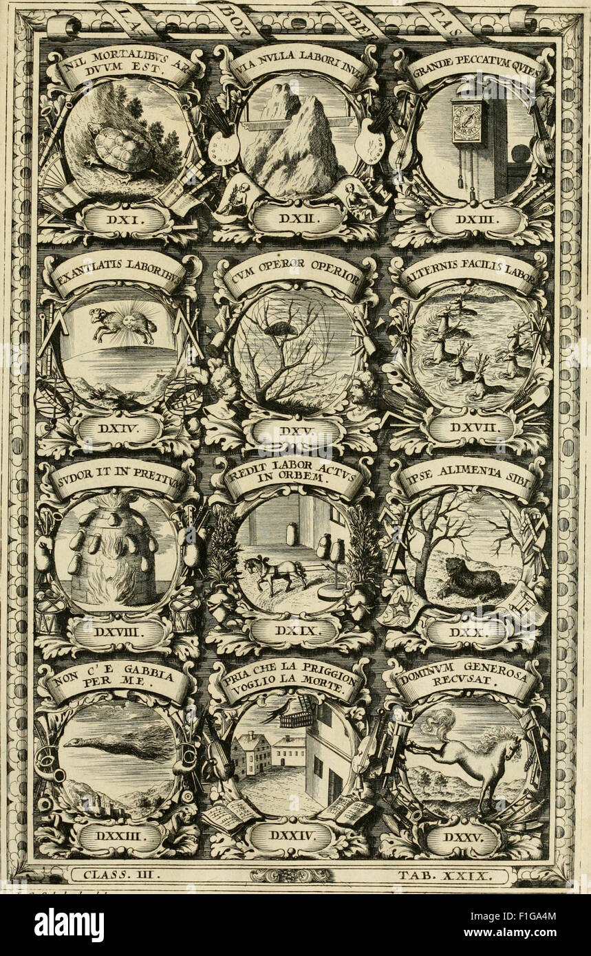 A 1702 work exploring the art of symbolism, presented through seven ...