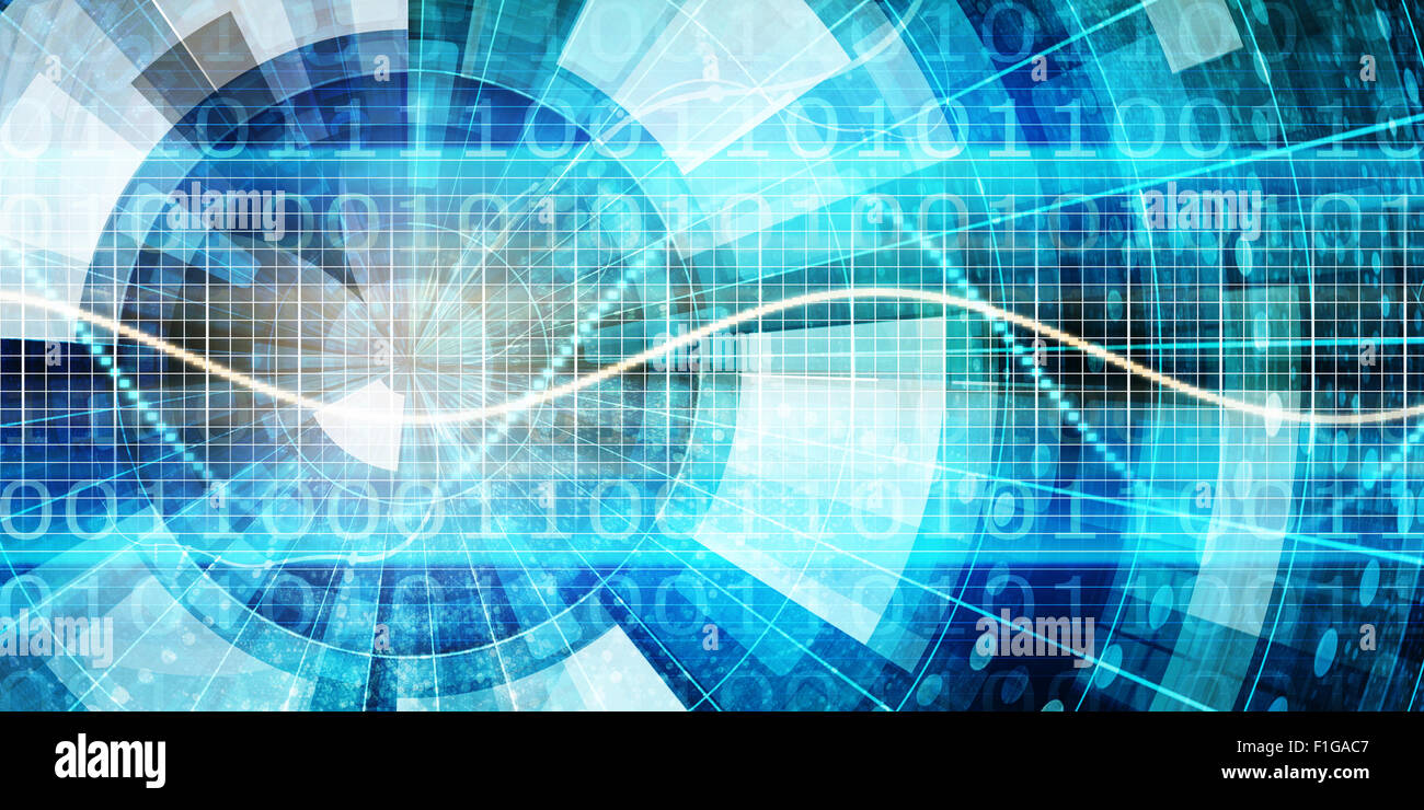 Technology Abstract as a Concept Background Art Stock Photo - Alamy