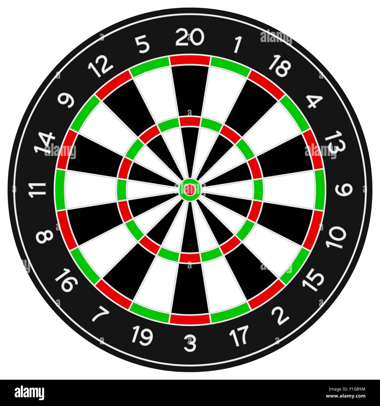 Dart Board Vector Art