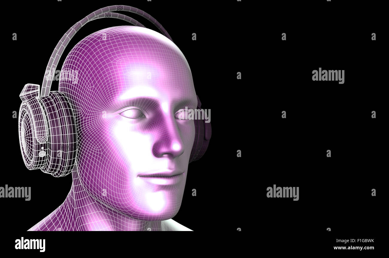 Creative Music and Dream State Technology as Art Stock Photo - Alamy