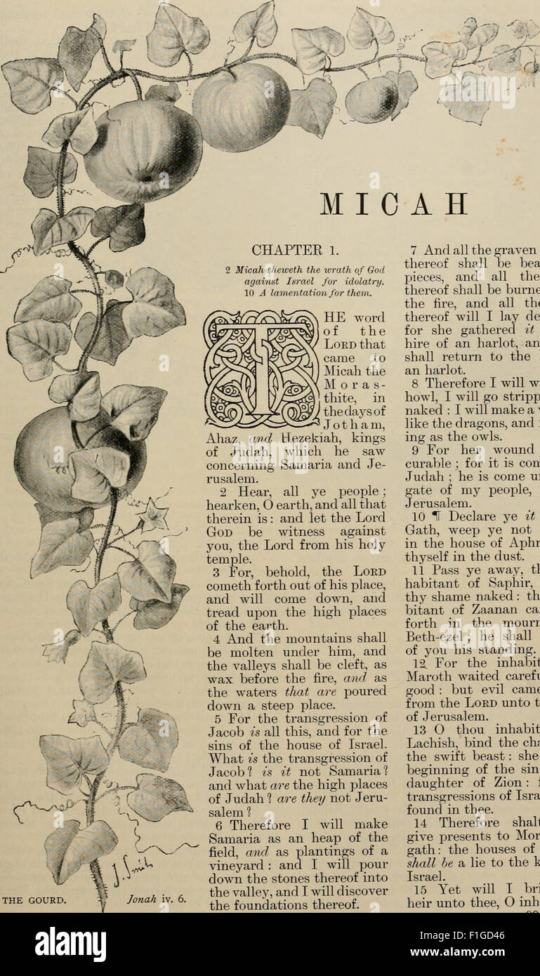 'The Art Bible' (1896) includes illustrated depictions of scenes from ...