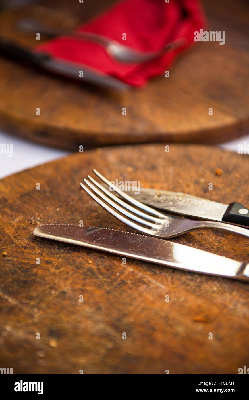 Empty dinner plate after meal hi-res stock photography and images - Alamy