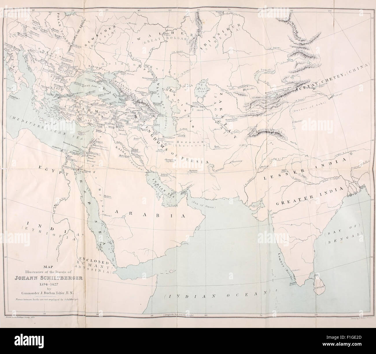 Europe 1427 map hi-res stock photography and images - Alamy