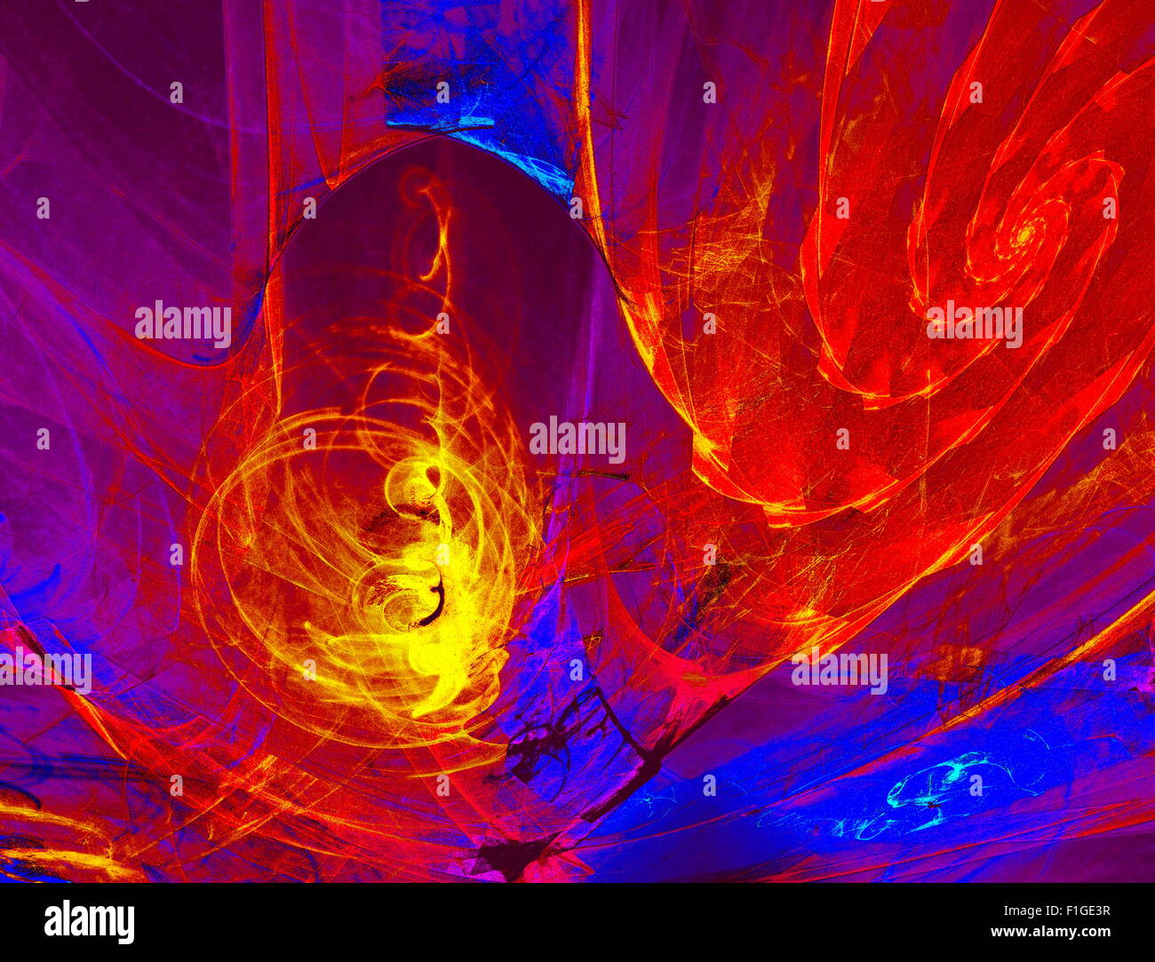 Mysterious alien form magnetic fields in the mysterious night sky ...