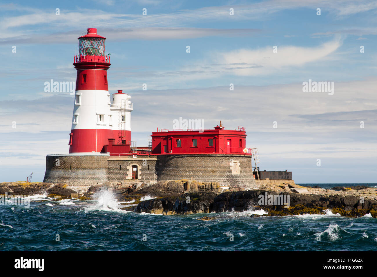Longstone Lighthouse Longstone Farne Islands High Resolution Stock ...