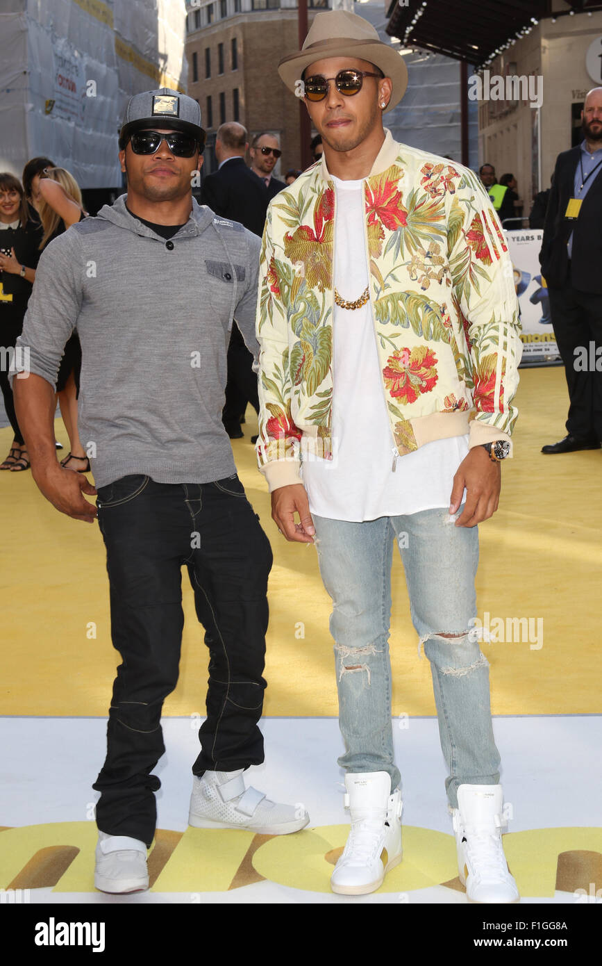 London, UK, 11th June 2015: Nicolas Hamilton and Lewis Hamilton attend ...