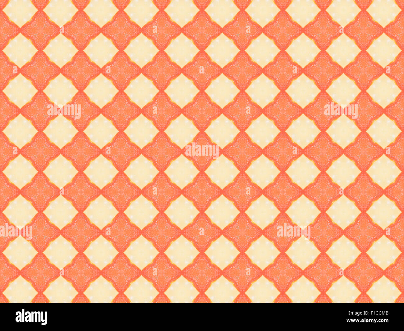 orange color drawing in kaleidoscope pattern - orange color drawing in ...