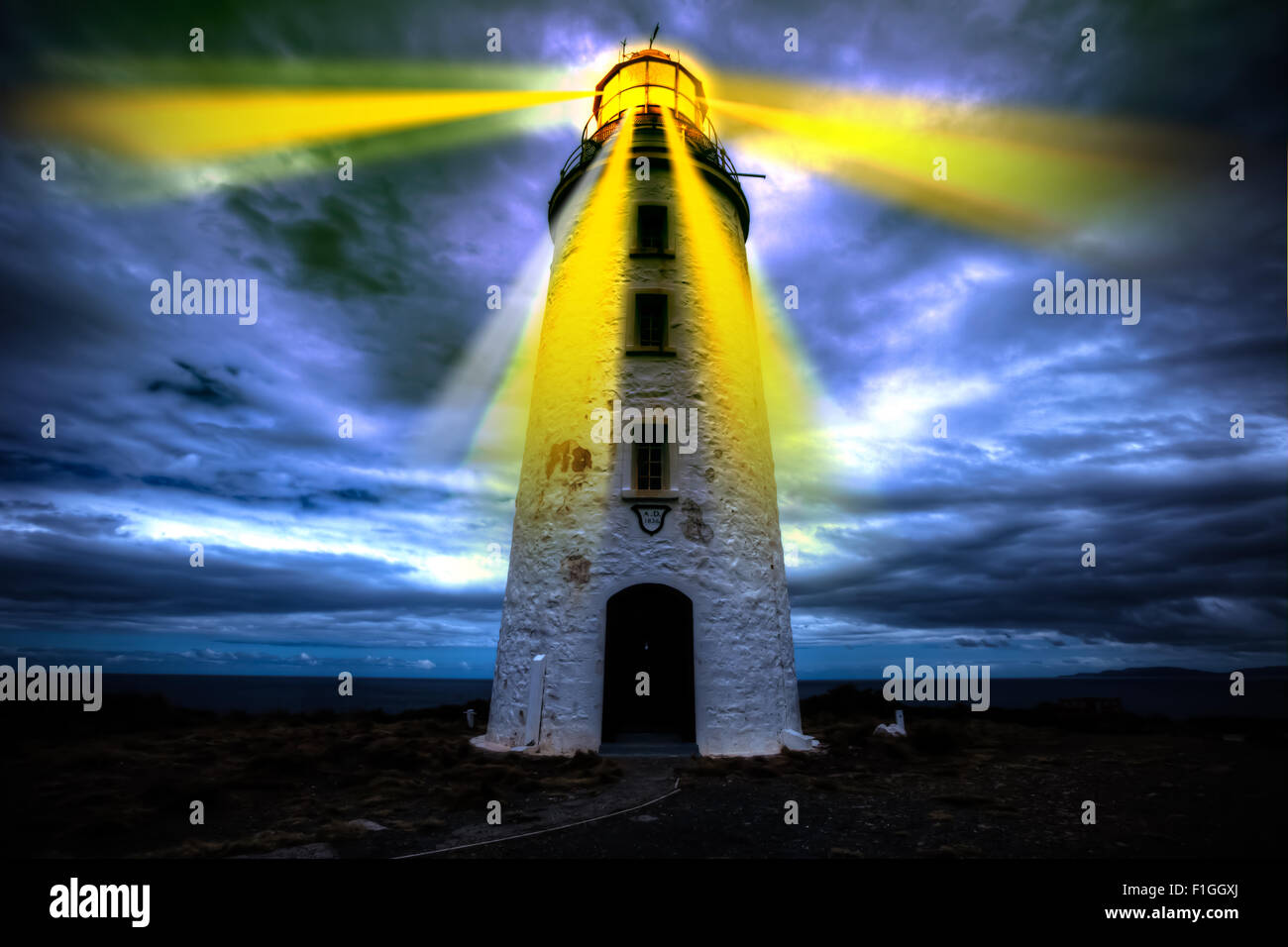 Lighthouse of hope Stock Photo - Alamy