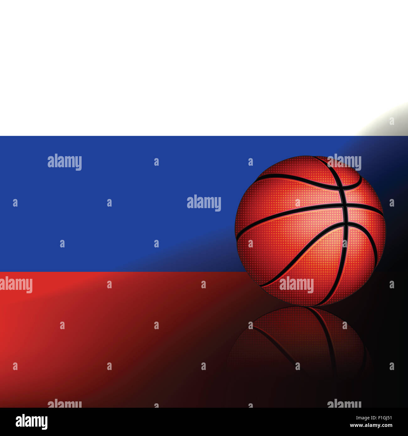Russian basket ball, vector Stock Photo - Alamy