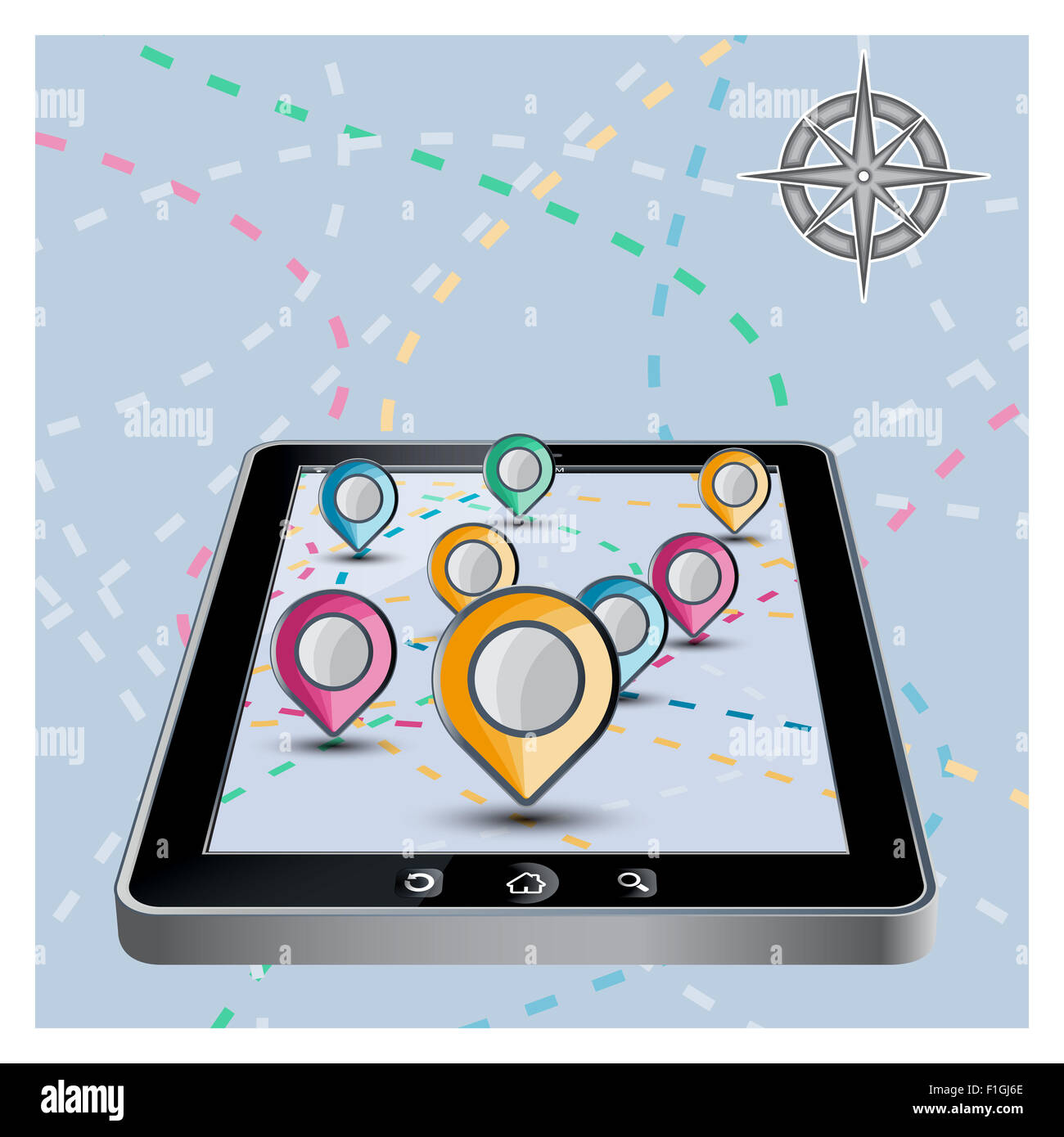 Pin app Cut Out Stock Images & Pictures - Alamy