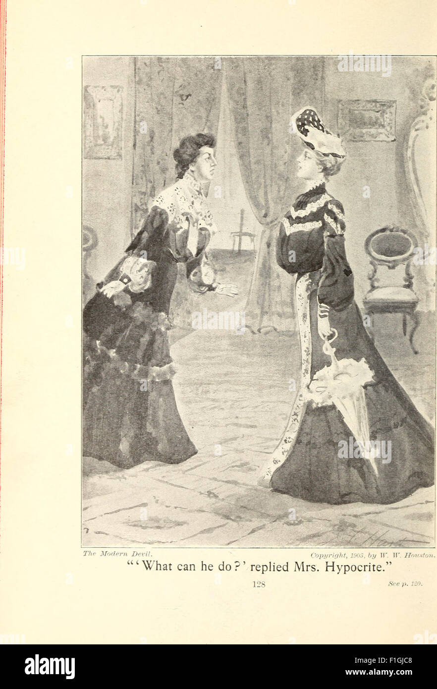 *The Modern Devil, His Play Between the False and the Good* (1903 ...