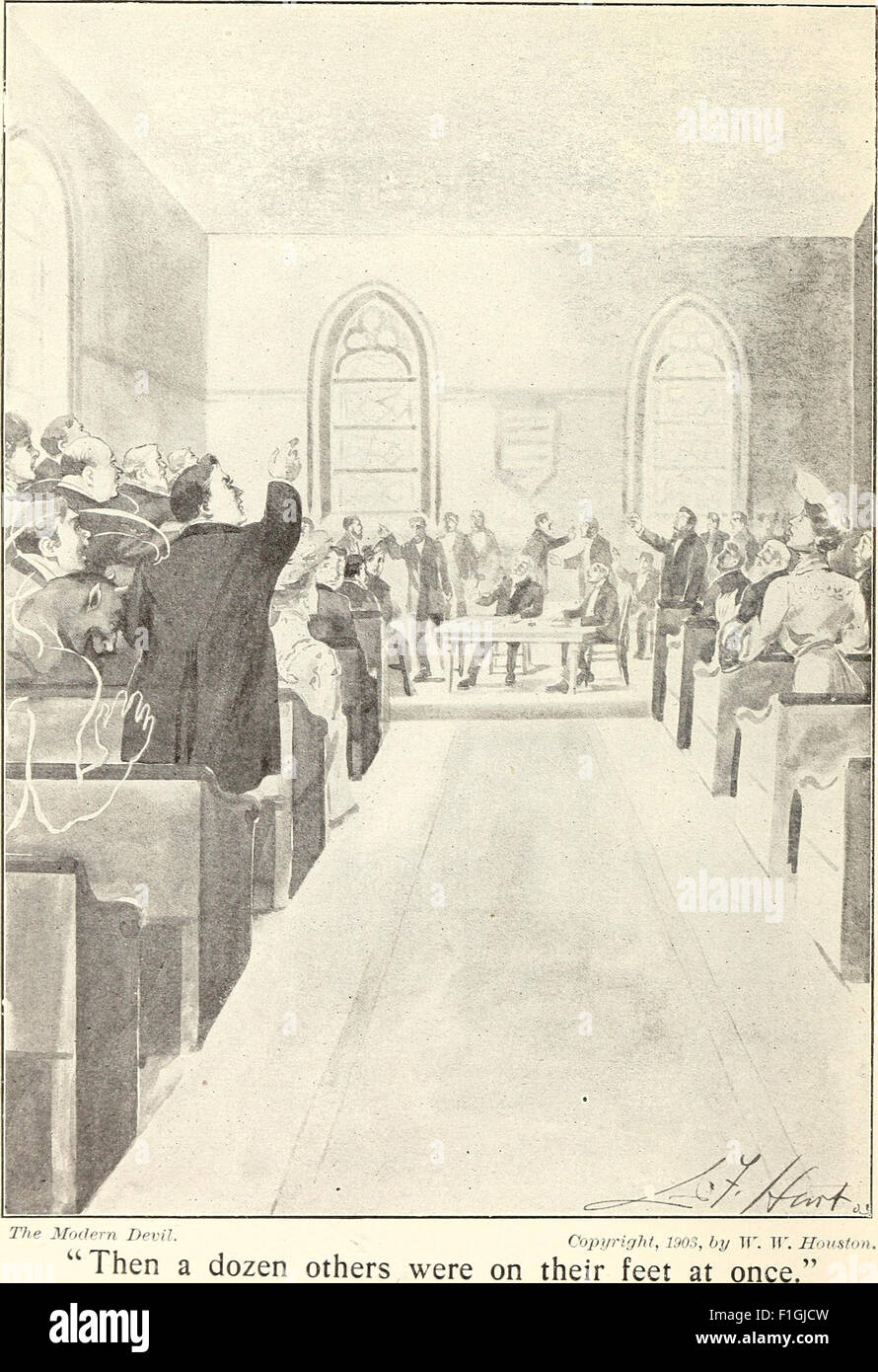 *The Modern Devil, His Play Between the False and the Good* (1903 ...