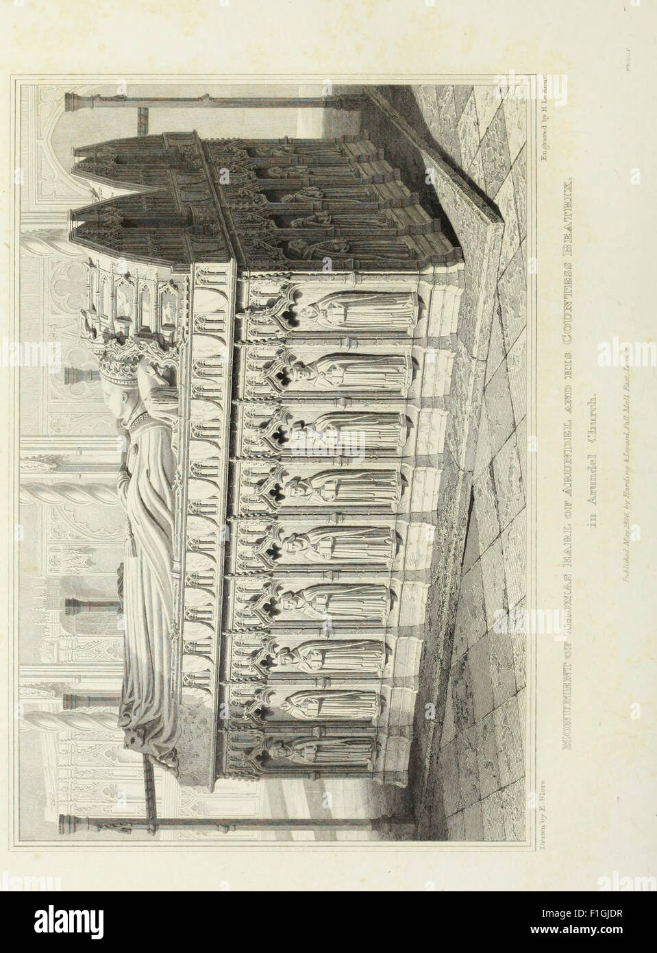 This 1826 work documents the sepulchral monuments and tombs of ...