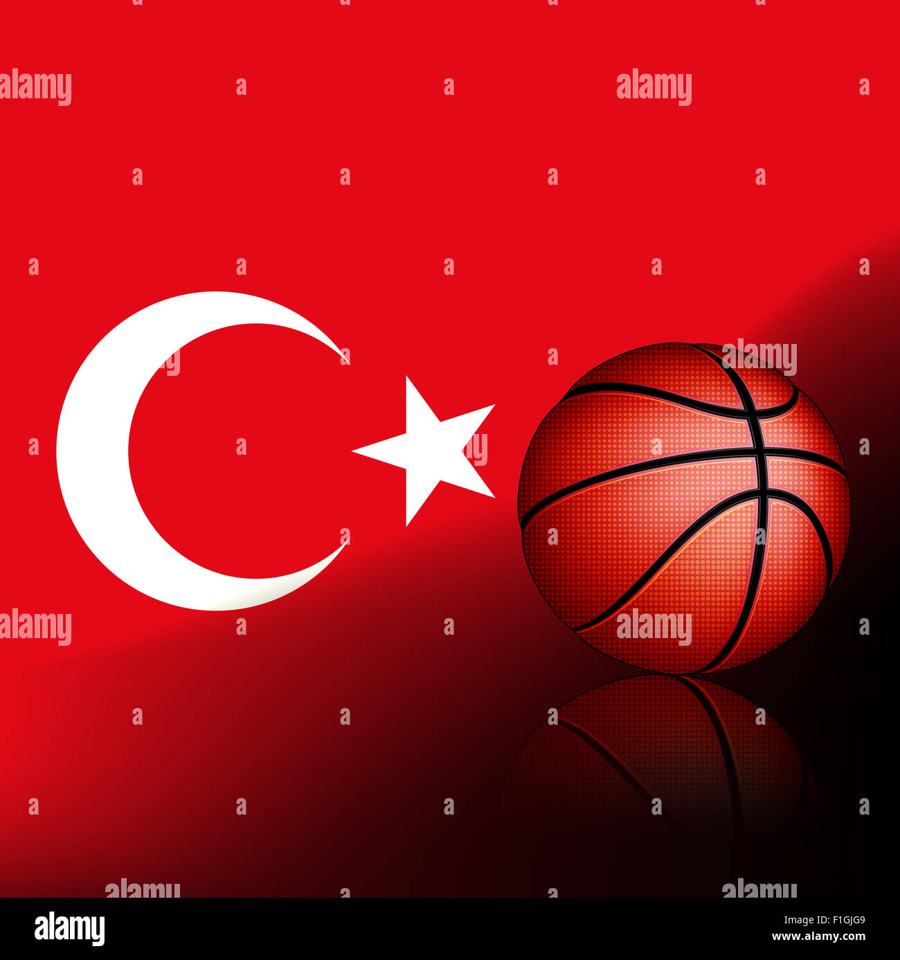 Turkish basket ball Stock Photo - Alamy