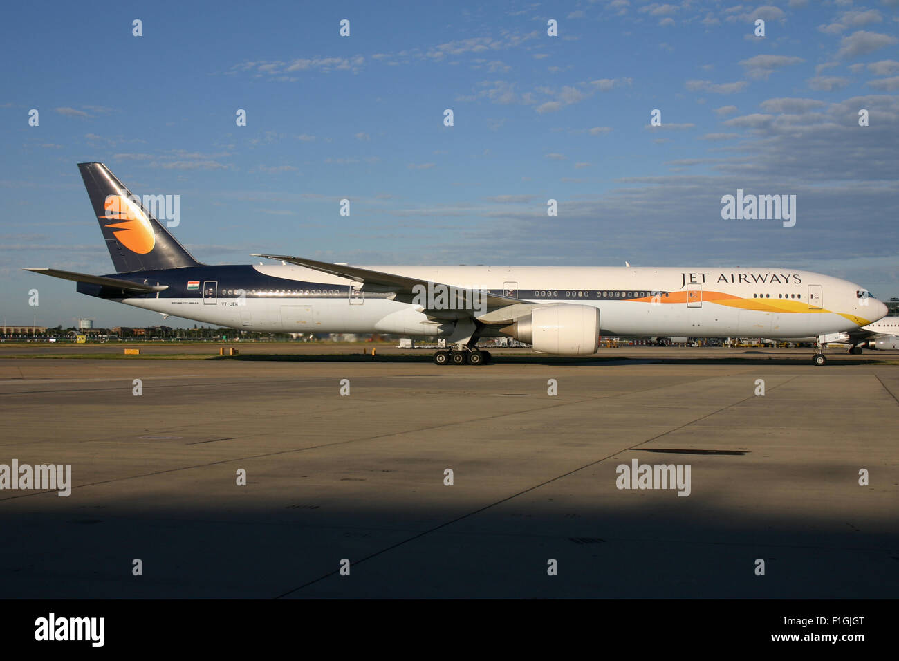 JET AIRWAYS INDIA 777 Stock Photo - Alamy