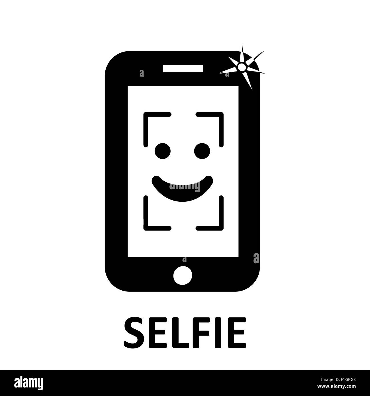 Phone selfie Cut Out Stock Images & Pictures - Alamy