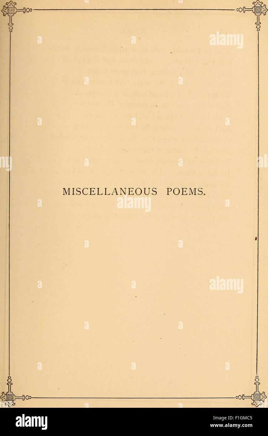 'The Poetical Works' (1876) is a collection of poems written by a ...