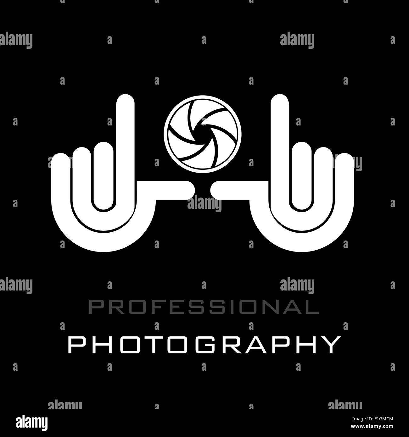 Making frame with hands, vector Stock Photo - Alamy
