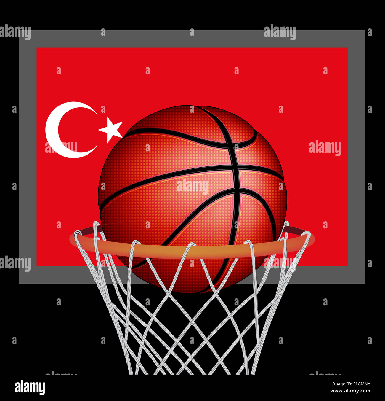 Turkish national basketball team hi-res stock photography and images ...