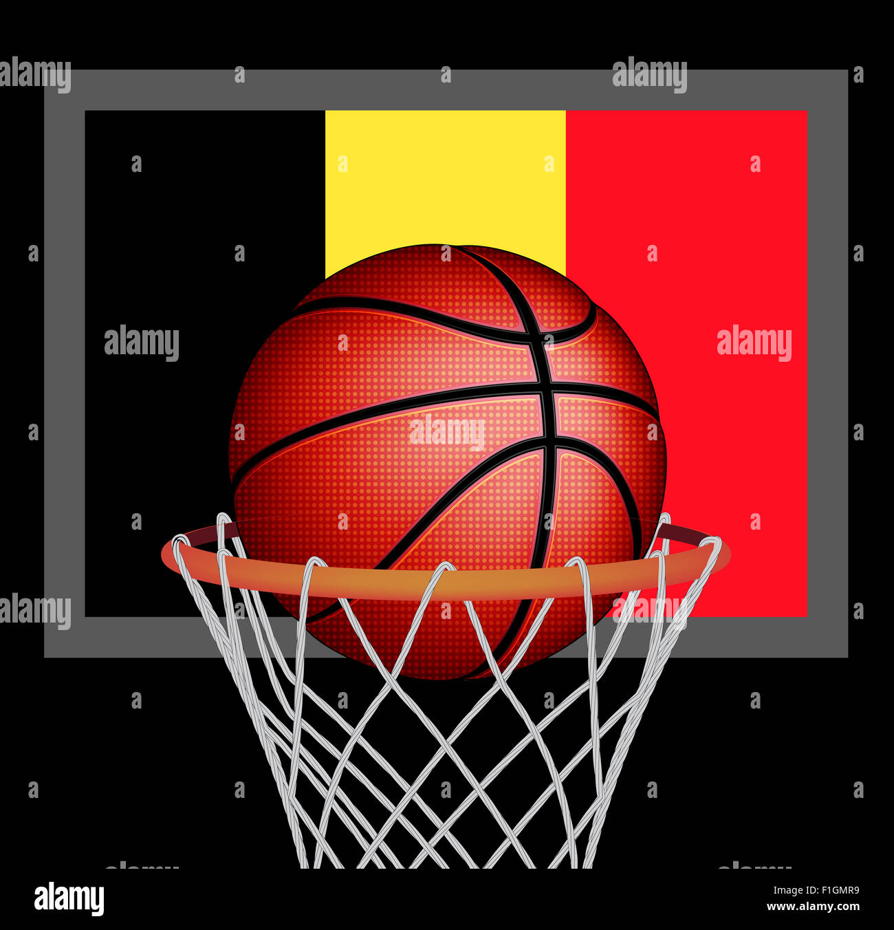 Belgian basket ball Stock Photo - Alamy